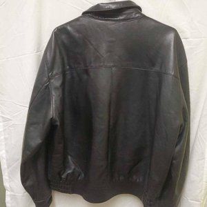 Gallotti | Jackets & Coats | Gallotti Mens Casual Leather Jacket Black ...